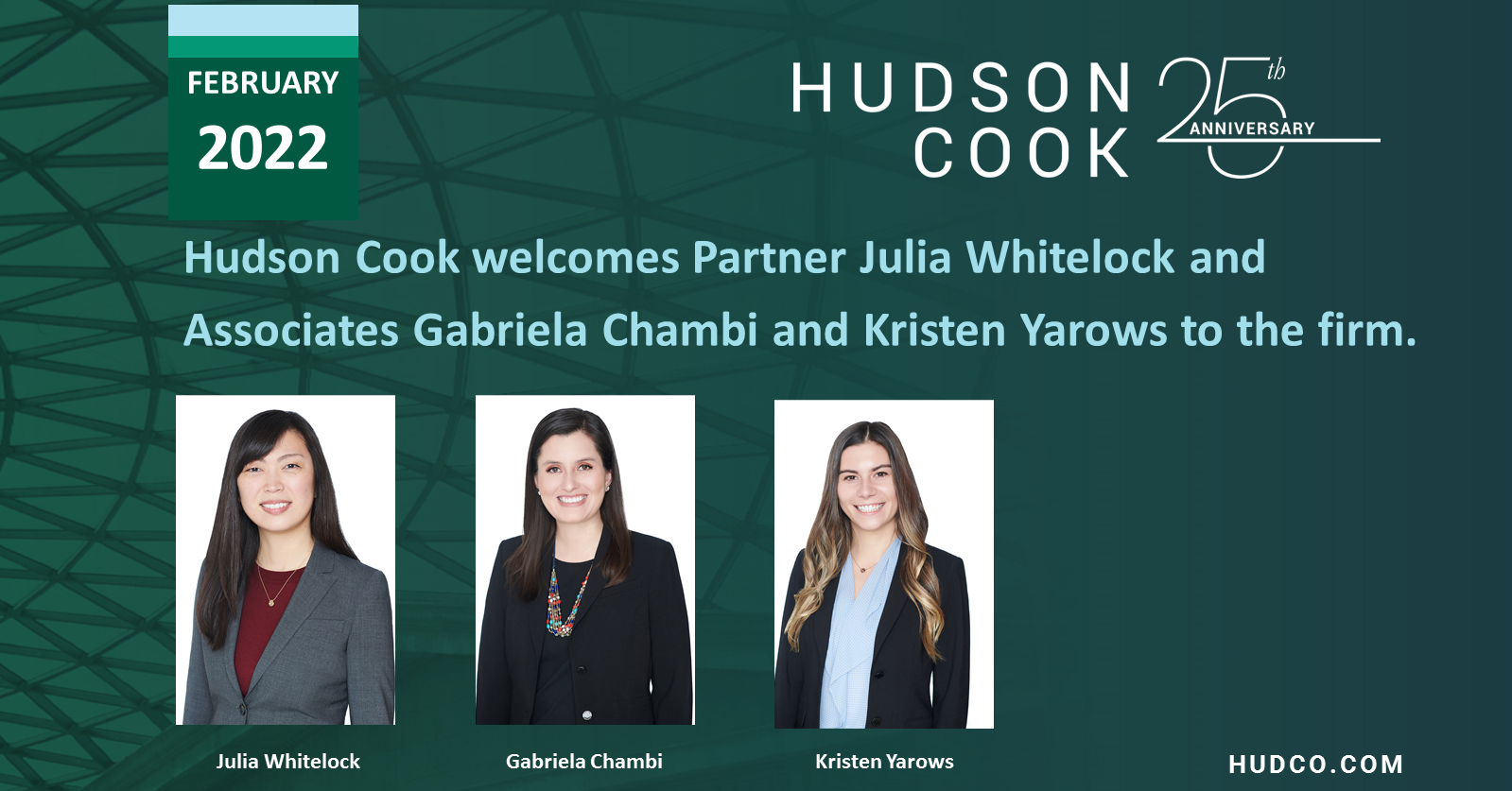 Hudson Cook Welcomes New Partner and Associates to Litigation and ...