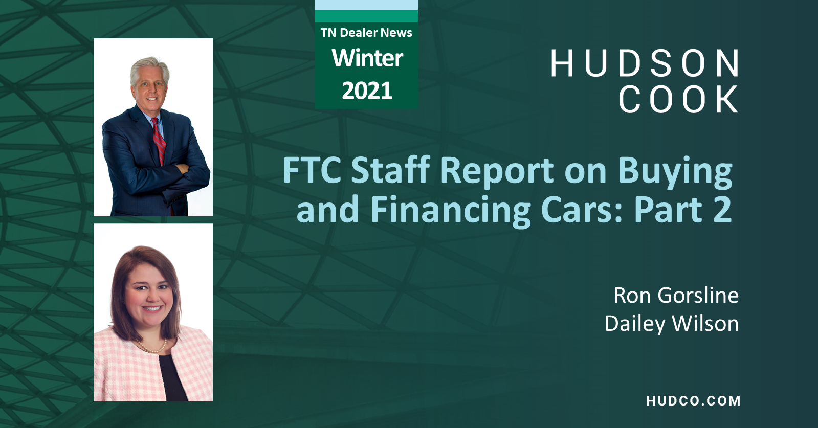 FTC Staff Report on Buying and Financing Cars: Part 2