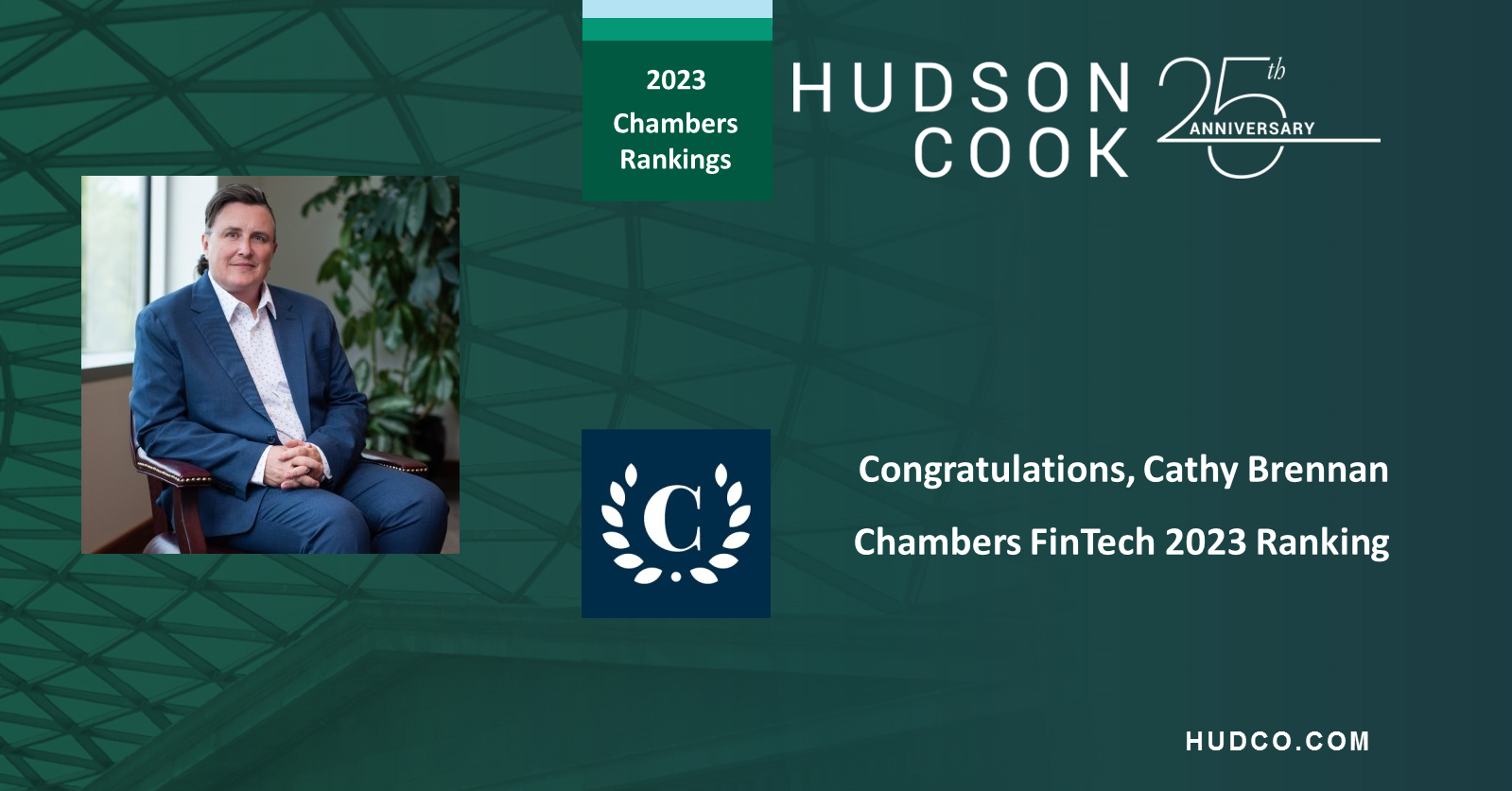 Top Rankings from Chambers FinTech 2023 for Hudson Cook Practice and ...